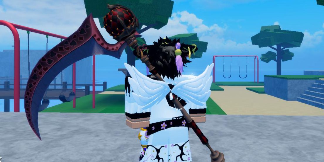 Beli Item Demon Jester Scythe | Grand Piece Online (GPO) Roblox ...