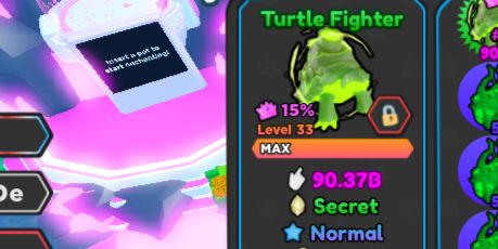 Buy Item Turtle Fighter MAXLV + ENCHANTING | Tapping legend x Roblox ...