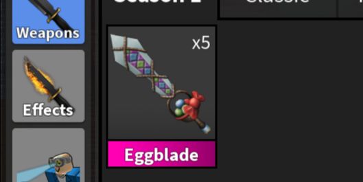 Beli Item Murder Mystery 2 EggBlade Roblox Terlengkap dan Termurah ...
