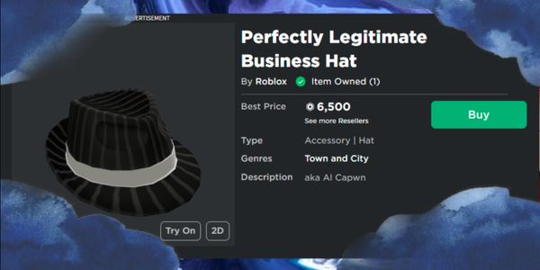 Beli Item Perfectly legitmate limited hat RBL Roblox Terlengkap dan ...