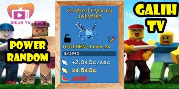 Beli Item GOLDEN Crafted Cyborg Jellyfish - Clicker Simulator Roblox ...