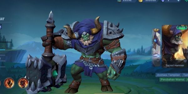 Beli Skin Sacred Hammer (Elite Skin Minotaur) Mobile Legends Terlengkap ...