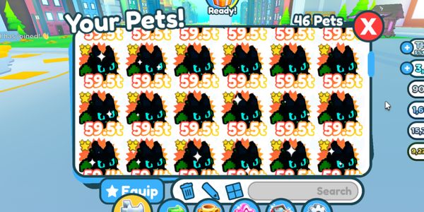 Beli Pet Rainbow Rainbow Pixel Demon - Pet sim x Pet Simulator X Roblox ...