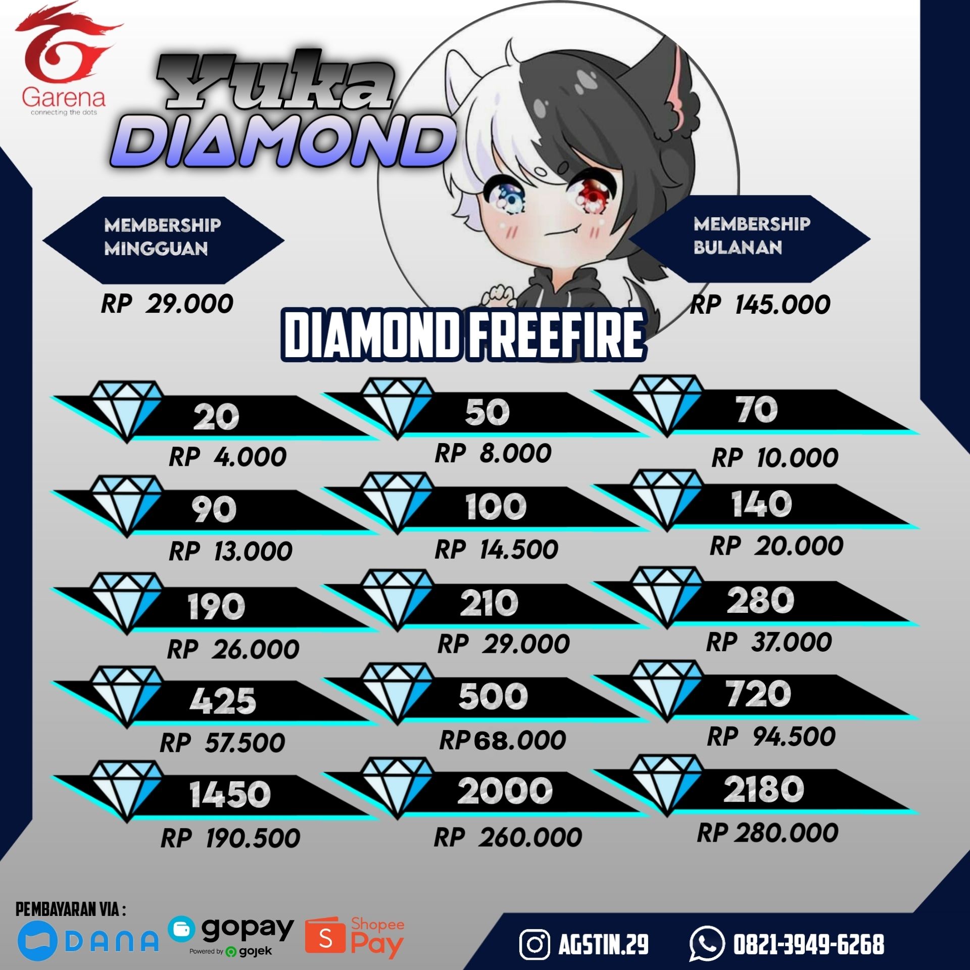 Beli Produk di Yuka diamond Terlengkap Maret 2023 | itemku