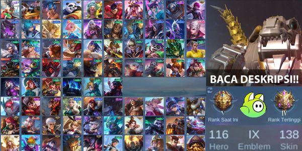 Beli Akun Akun Transformer Roger, Epic Freya, Epic Johnson, Special ...