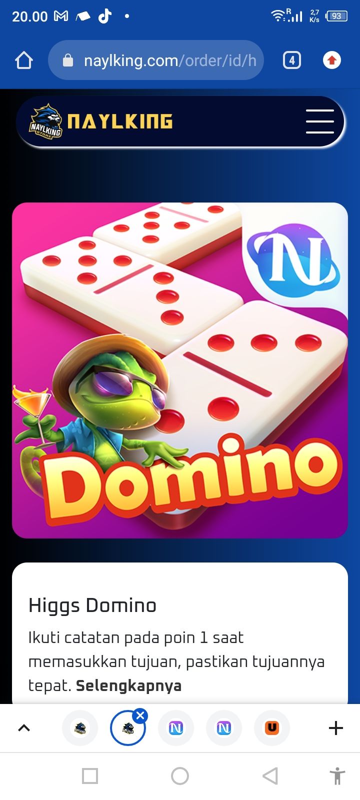 Beli Produk di junay domino Terlengkap Oktober 2024 | itemku