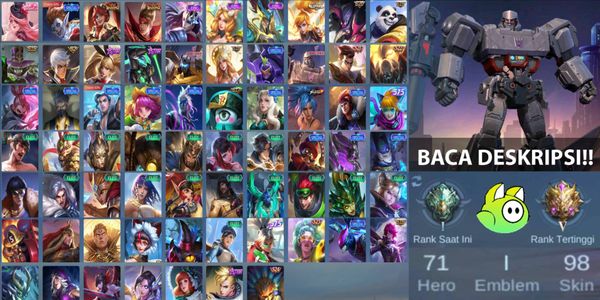 Buy Account Akun Transformer Popol Kupa, Transformer Roger, Epic ...