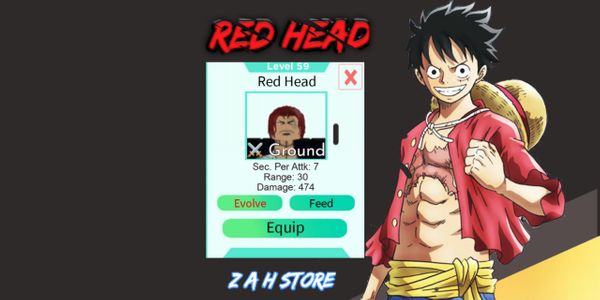 Buy Item Red Head(Shanks) - All Star Tower Defense Roblox 1959368 | itemku
