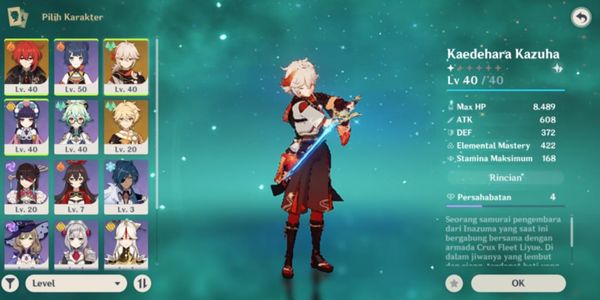 Beli Akun Kazuha Signature Diluc Pity 65 Genshin Impact Terlengkap dan ...