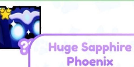 Beli Pet Exclusive Huge Sapphire Phoenix Pet Simulator X Roblox ...