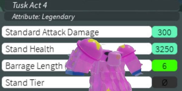 Buy Item Tusk Act 4 Legendary (TA4) | Stand Upright: Rebooted (SU:R) RBL RBL 1965382 | itemku