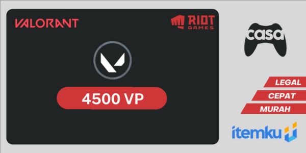 Buy Top Up 4500 Points Valorant 1968132 | itemku