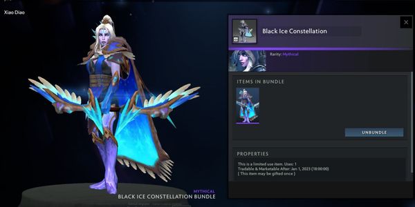 Beli Item Gift Black Ice Constellation (Drow Ranger Set Aghanim's 2021 ...