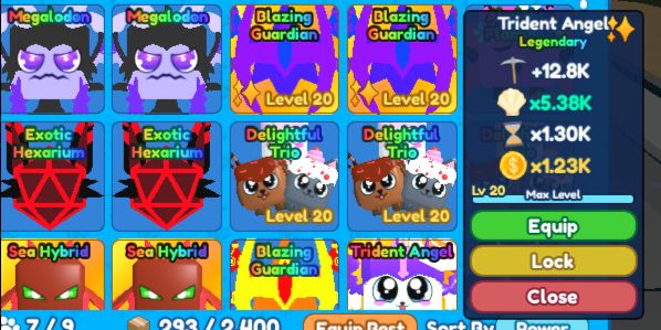 Beli Item (Atlantis Egg) Shiny Trident Angel Mining Simulator 2 Roblox ...