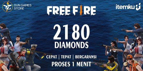 Beli Top Up 2180 Diamond Garena Free Fire MAX Terlengkap dan Termurah ...