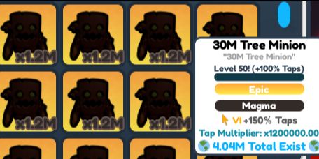 Buy Item 30M Tree Minions - Tapping Simulator RBL 1974325 | itemku