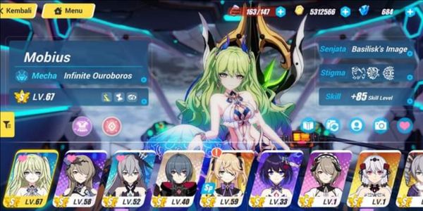 Beli Akun Server SEA PROMO MOBIUS+COSU MOBIUS+SKIN+HOR+FR+FISCHL+RAVEN ...