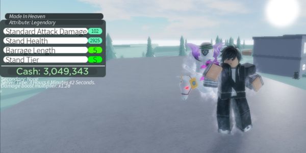 Beli Item Legendary Stand Made in Heaven (MIH) Stand Upright Rebooted ...