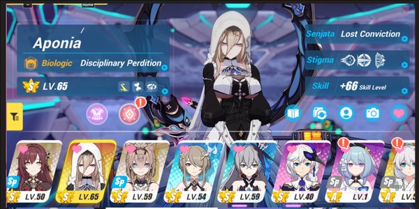 Beli Akun Server SEA APONIA + Weapon Lost Conviction Akun Hi3 Honkai ...