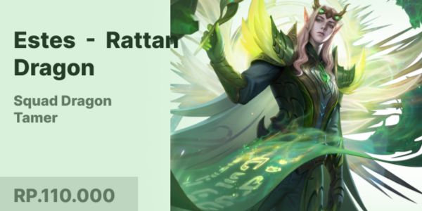 Buy Skin Rattan Dragon ( Estes Epic Skin ) Mobile Legends 2006275 | itemku