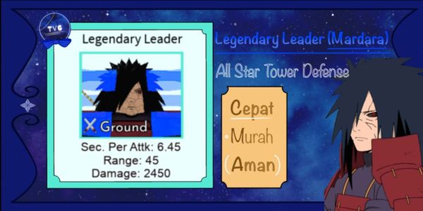 Buy Item Legendary Leader (Madara) | All Star Tower Defense (ASTD ...