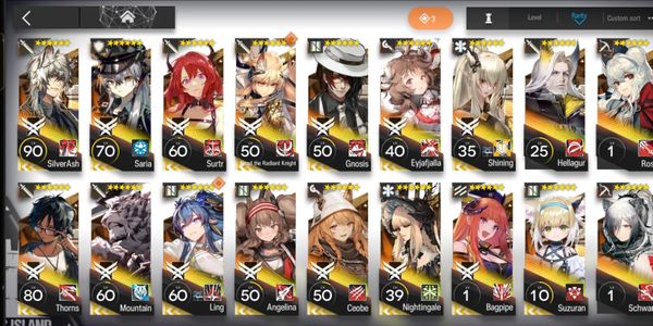 Beli Akun Surtr Thorn ling NTR Mountain SA dan 14 B6 lain Arknights Terlengkap dan Termurah Juli ...