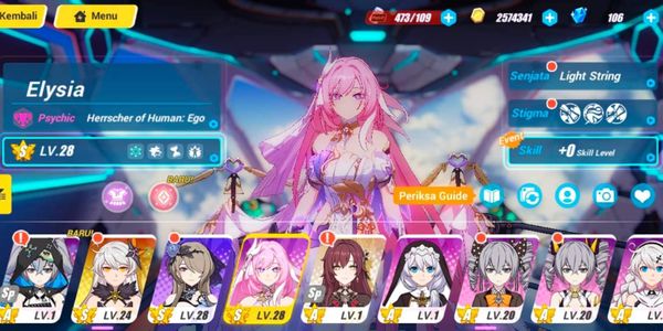 Beli Akun Server SEA STARTER HOH ELYSIA HERRSCHER OF HUMAN FULLSET ...