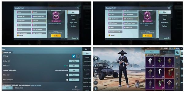 Beli Akun LVL 75|SET 222|OPEN HAIR S5|SET WANDERER|M416 SPECTER S11 ...