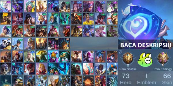 Beli Akun Akun Epic Angela, Epic Gusion, Special Lylia, Special Thamuz ...