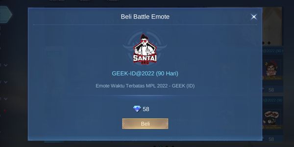 Buy Gift Item (7 Days) Battle Emote: MPL Geek Fam ID 2022 Team Emote ...