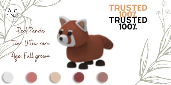Beli Item Red Panda || Adopt Me Roblox Terlengkap dan Termurah Juli ...