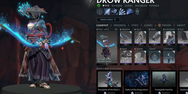 Beli Item Gift Stranger in the Wandering Isles (Drow Ranger Set Aghanim ...