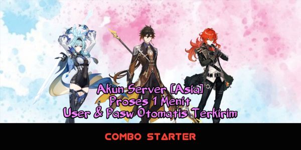 Beli Akun Akun Eula, Zhongli & Diluc Starter [ASIA] Genshin Impact ...