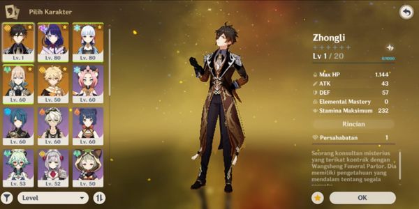 Beli Akun Ayaka Zhongli Raiden Shogun Jean C1 Skyward Pride Genshin ...