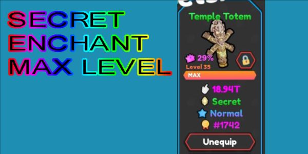 Beli Item Secret Enchant Temple Totem | Tapping Legends X Roblox ...