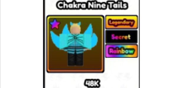 Buy Item Anime Energy Clash Simulator | Chakra Nine Tailed Limited pet ...