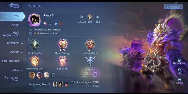 Buy Account CHEAP MOBILE LEGEND ACCOUNT #019 Mobile Legends 2528297 ...