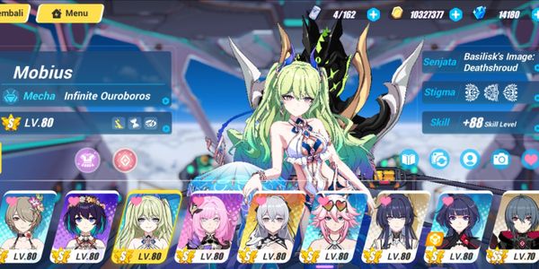 Beli Akun Server SEA MOBIUS FULLSET COSU 14K+ CRYSTAL SPINA ASTERA 1/4 ...