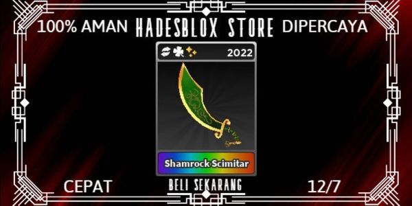 Buy Weapon 2022 Shamrock Scimitar | Survive the Killer! | STK | Survive ...