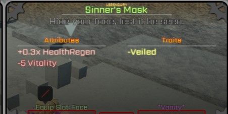 Beli Item Sinner's Mask - Peroxide Roblox Terlengkap dan Termurah Maret ...