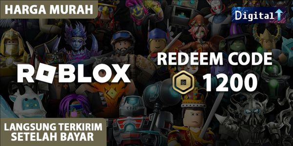 Beli Robux Game Card 1200 Robux Roblox Terlengkap dan Termurah Maret ...