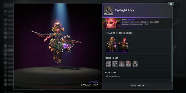 Buy Item Gift Twilight Hex (Dark Willow Set Nemestice Collector's Cache ...