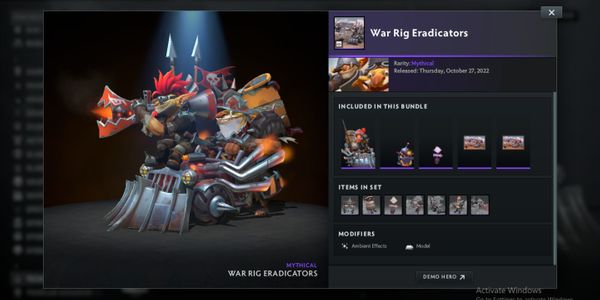 Buy Item Gift War Rig Eradicators (Bundle Techies Diretide 2022 ...