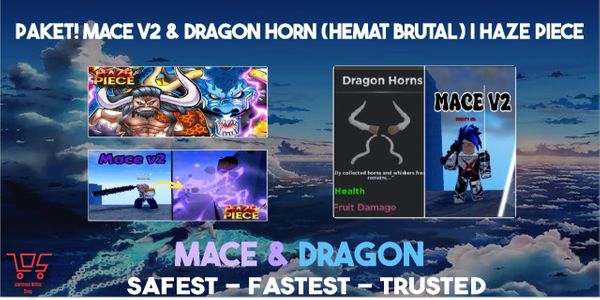 Buy Item Package! Mace V2 & Dragon Horn (BRUTAL SAVE) | Haze Pieces RBL 2536176 | itemku