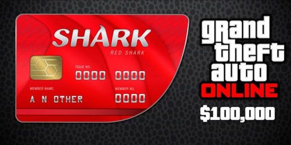 Beli Voucher Red Shark Cash Card: GTA$100000 Grand Theft Auto V ...