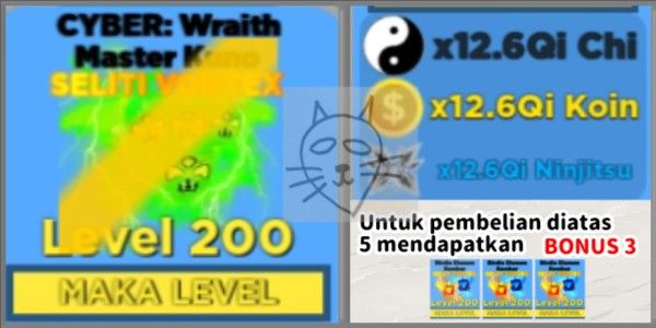 Beli Item Pet Old CYBER: Wraith Master Kuno VORTEX-ELIT LV MAX - Ninja ...