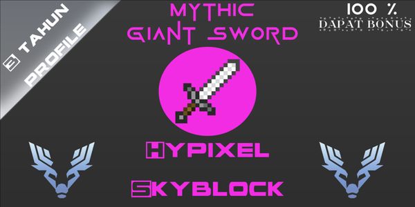 Beli Item Mythic Giant Sword Hypixel Skyblock MCraft Terlengkap dan ...