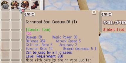 Buy Armor HTBS Corrupted Soul Costume (CSC) DG +0 Seal Online Blades of ...