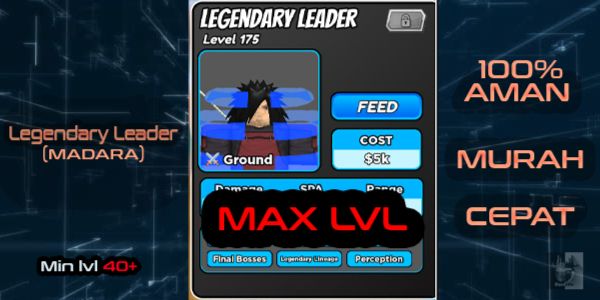 Beli Item legendary leader max (Madara) | all star tower defense | ASTD ...