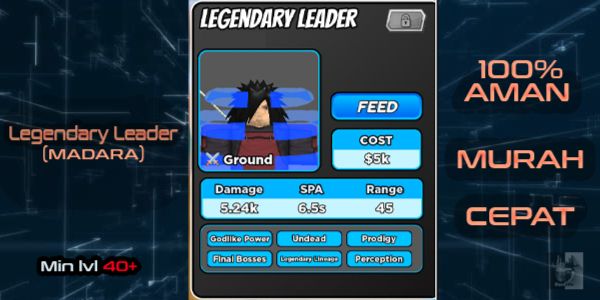 Beli Item Madara (Legendary Leader) | all star tower defense | ASTD ...